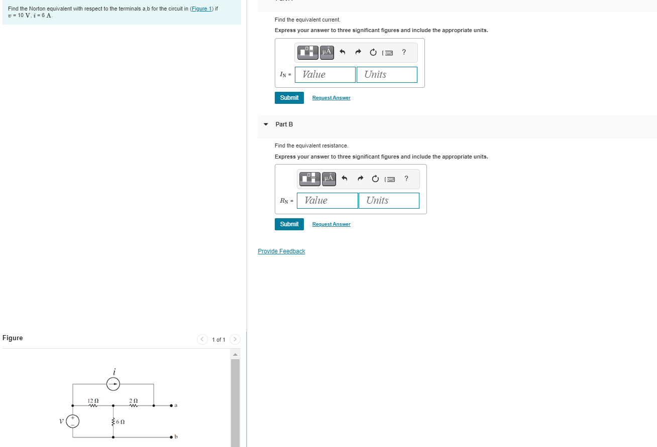 Solved Find the Norton equivalent with respect to the | Chegg.com