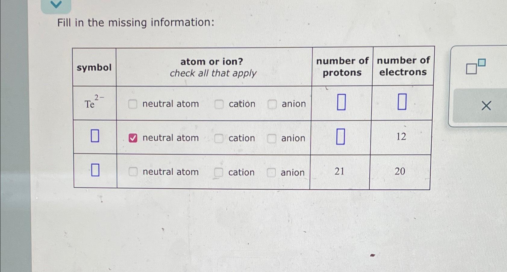 Solved Fill in the missing | Chegg.com