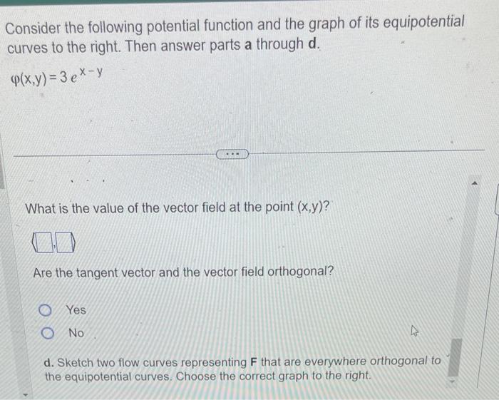 Solved Consider the following potential function and the | Chegg.com