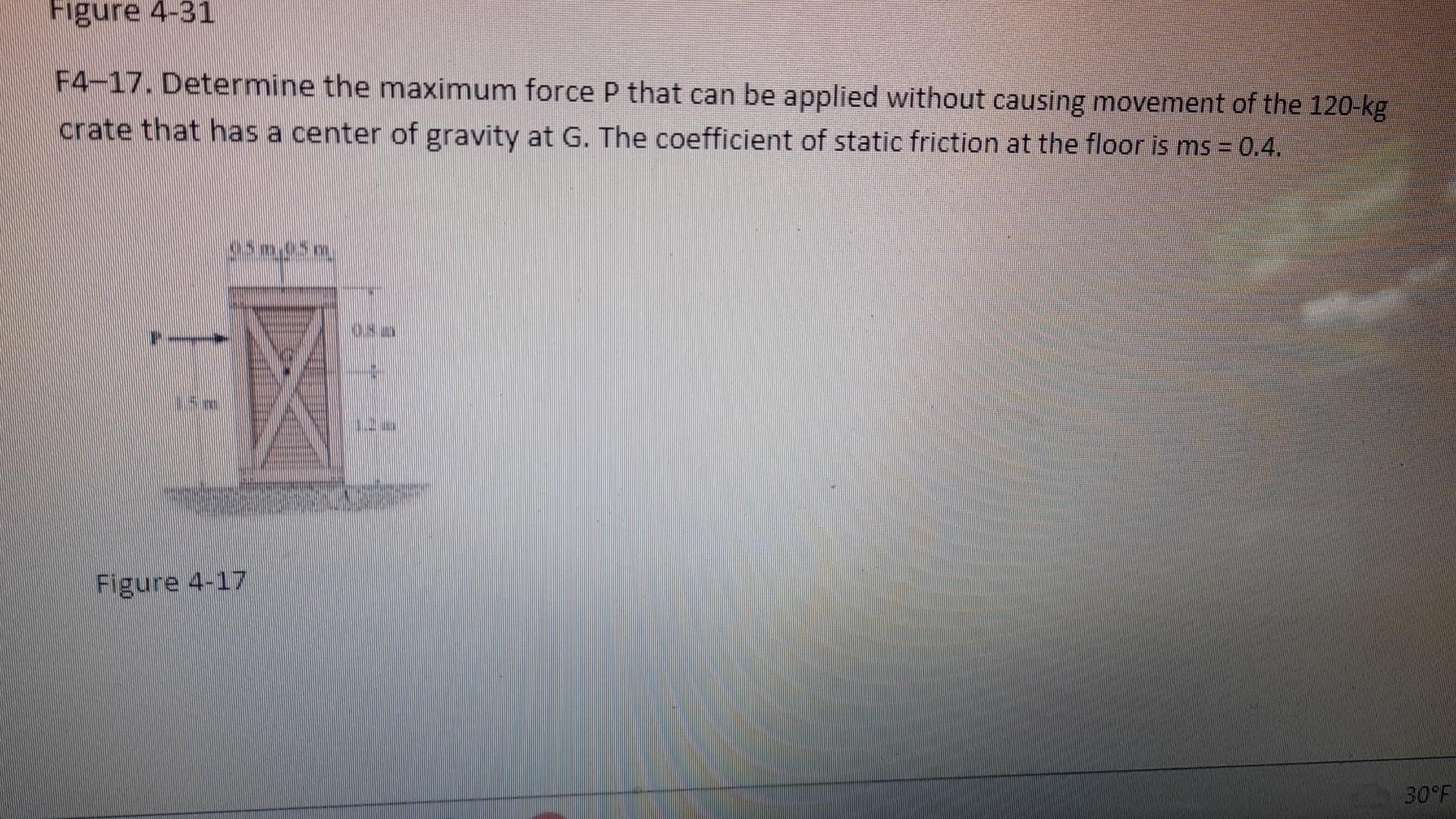Solved F4 17 Determine The Maximum Force P That Can Be 