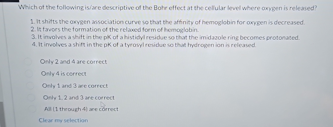 Solved Which of the following is/are descriptive of the Bohr | Chegg.com