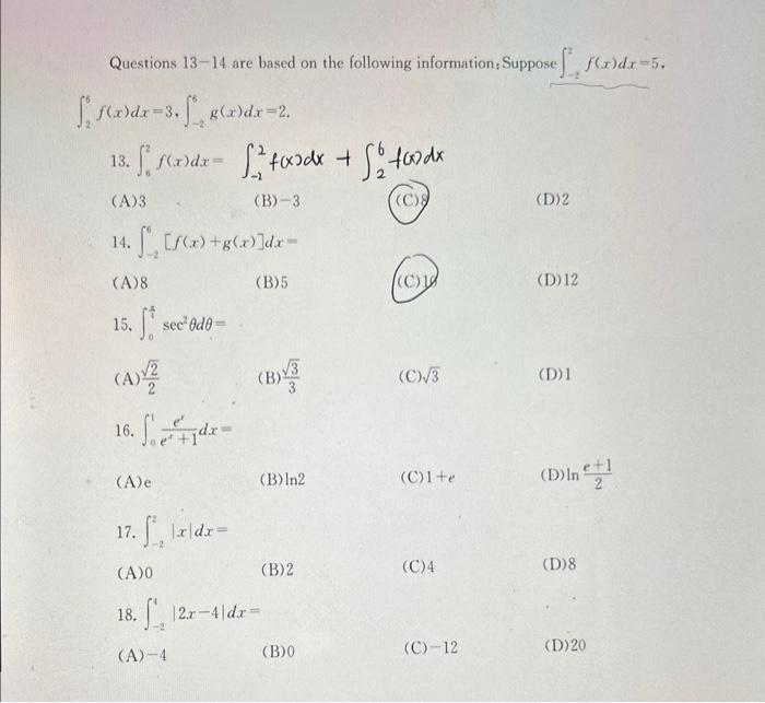 Solved Questions 13-14 are based on the following | Chegg.com