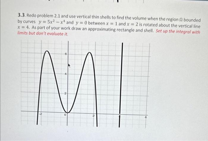 Solved 3.3. Redo problem 2.1 and use vertical thin shells to | Chegg.com