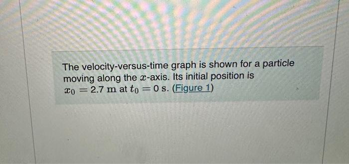 Solved What is the particle's acceleration at t=1.0 s ? | Chegg.com