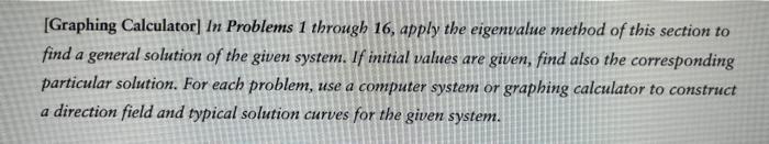 Solved [Graphing Calculator] In Problems 1 through 16, apply | Chegg.com