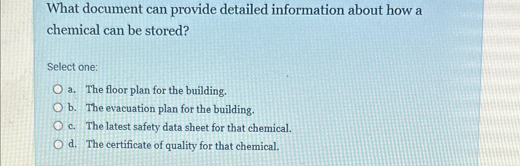 Solved What document can provide detailed information about | Chegg.com