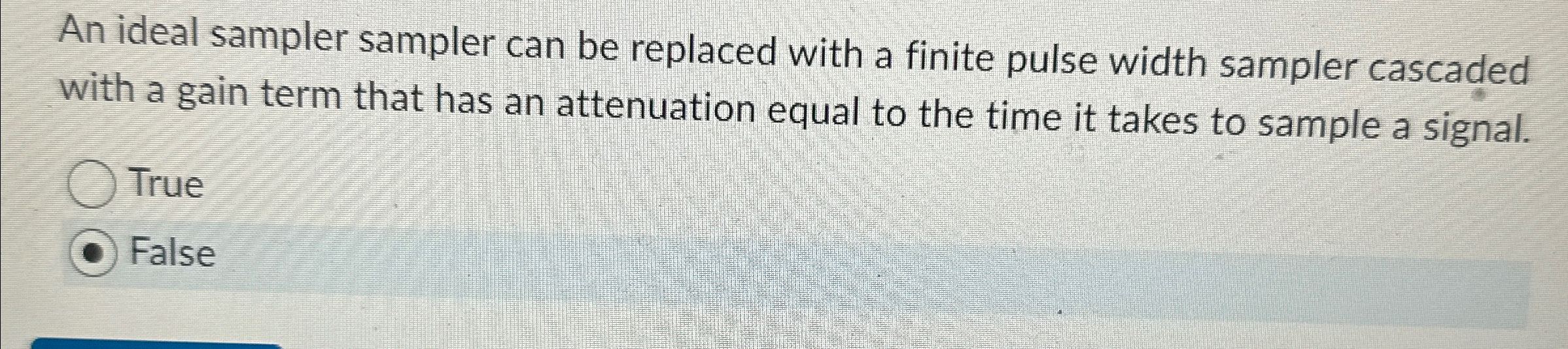 Solved An ideal sampler sampler can be replaced with a | Chegg.com