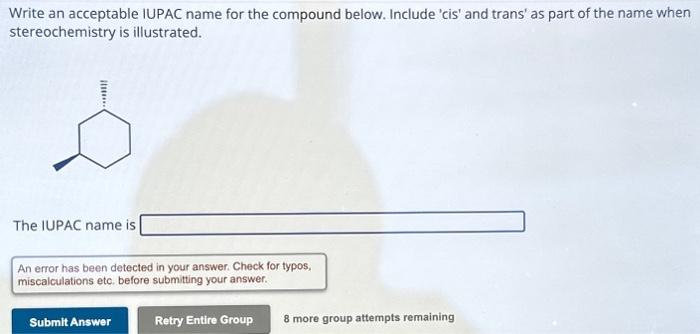 [Solved]: Draw a structural formula for trans-1-isopropyl