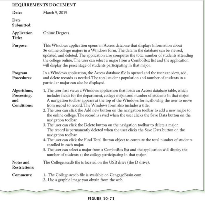 Case Programming Assignments 4 ONLINE DEGREES Using | Chegg.com