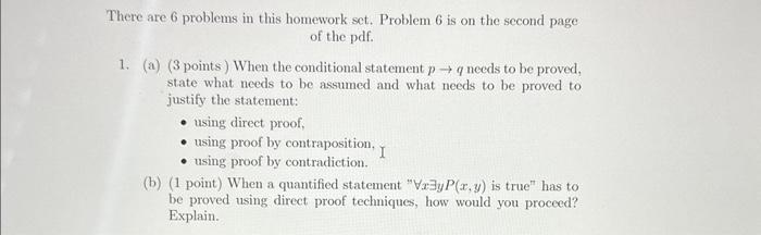 There are 6 problems in this homework set. Problem 6 | Chegg.com