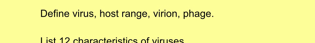 Solved Define virus, host range, virion, phage. | Chegg.com