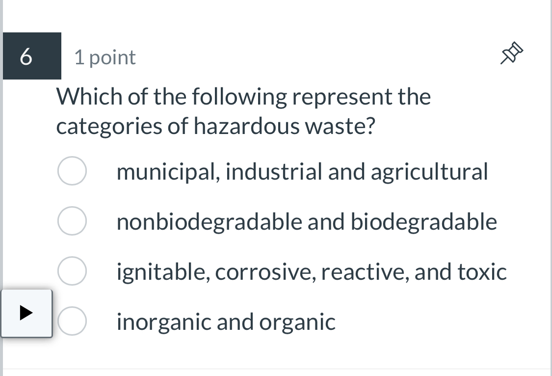 Solved 61 ﻿pointWhich of the following represent the | Chegg.com