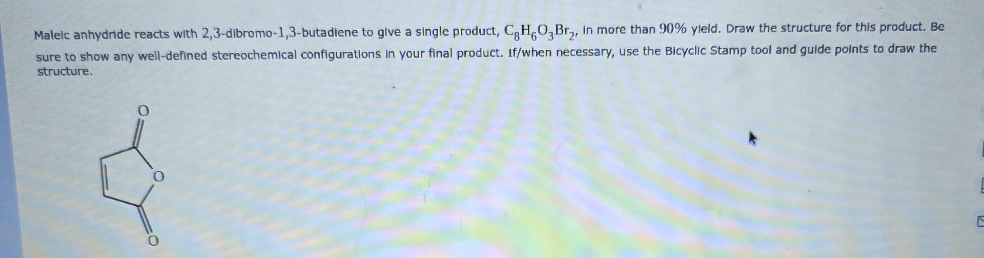 Solved Maleic anhydride reacts with | Chegg.com