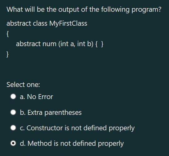 Solved What will be the output of the following program? | Chegg.com