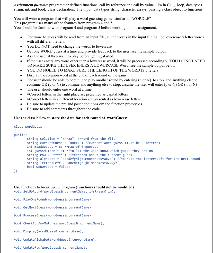 Solved Assignment purpose: programmer defined functions, | Chegg.com