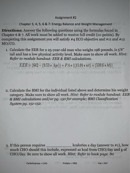 Solved Assignment #2 WO Chapter 3, 4, 5, 6 & 7: Energy | Chegg.com