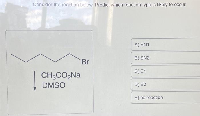 Solved Consider the reaction below. Predict which reaction | Chegg.com