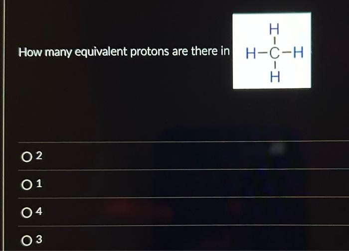 Solved How many equivalent protons are there in | Chegg.com