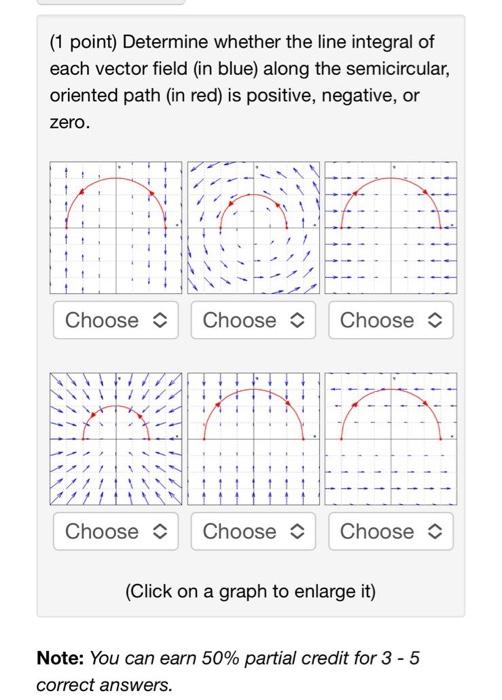 Solved (1 point) Determine whether the line integral of each | Chegg.com