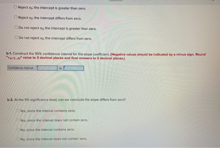 Solved Exercise 15-4 Algo Consider the following regression | Chegg.com