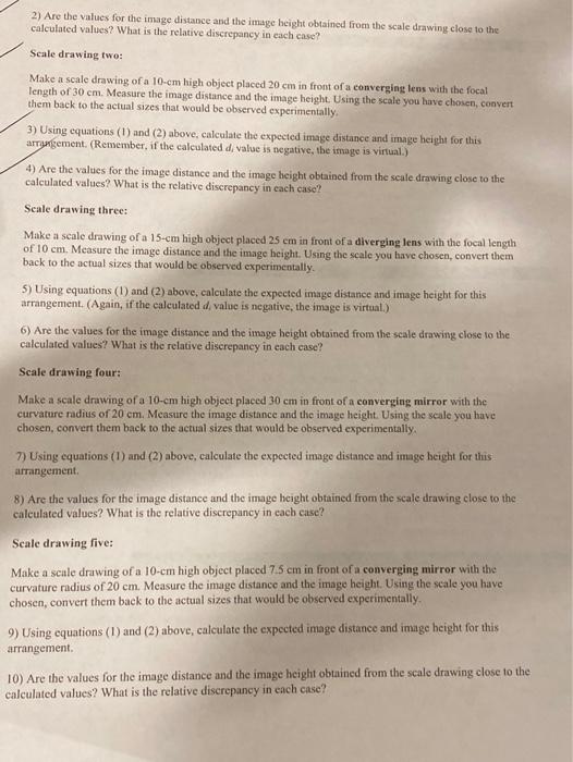 Solved LAB 6: Geometric Optics Ray Tracing The equations you | Chegg.com