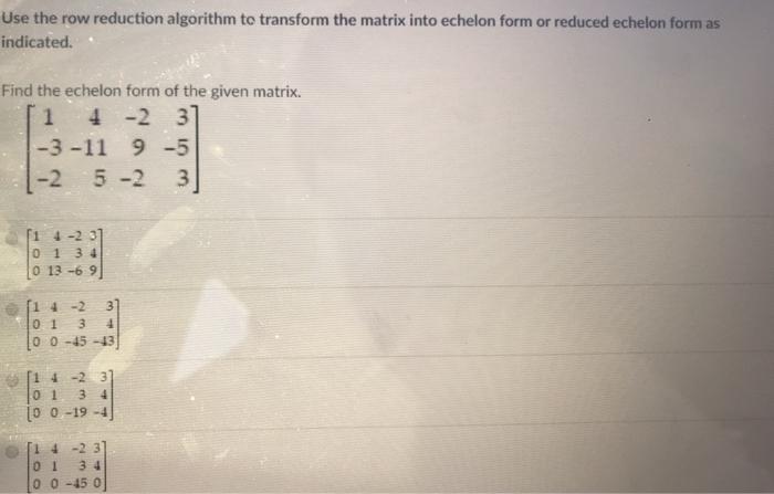Solved hello i need help with linear algebraplease help me | Chegg.com