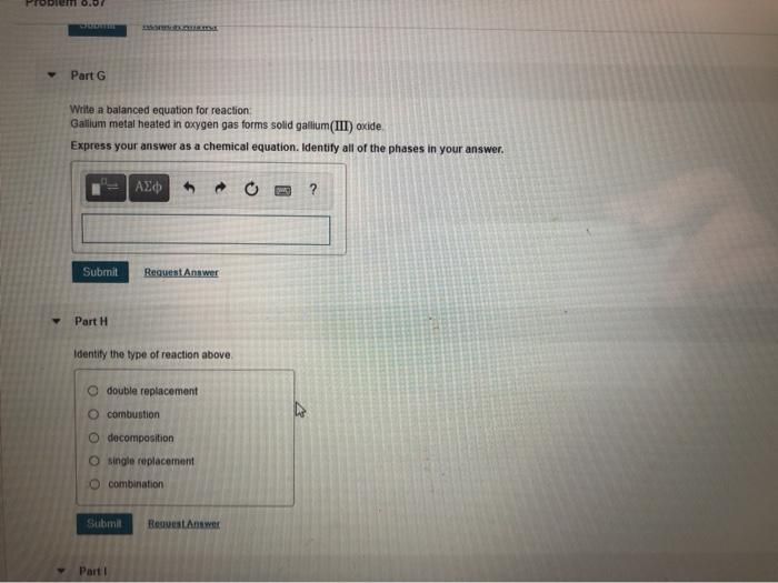 Solved Part A Write the correct formulas for the reactants | Chegg.com