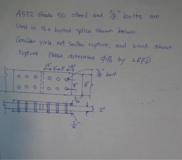 Solved For shear lag, factor, Case 1, U=1.0 in this problem | Chegg.com
