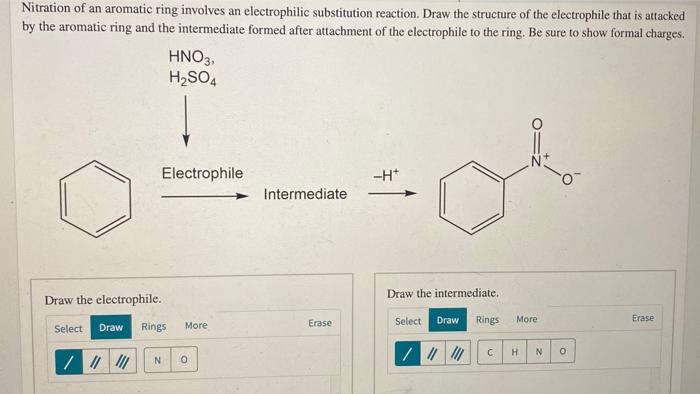 Solved Nitration of an aromatic ring involves an | Chegg.com