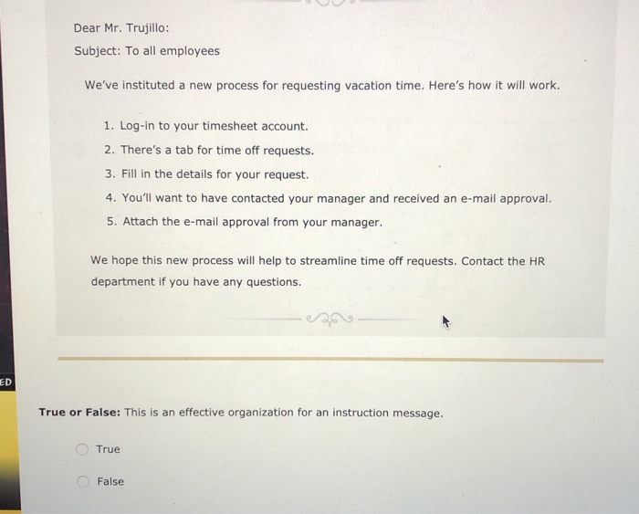 Solved 2. Request, Response, and Instruction Messages | Chegg.com