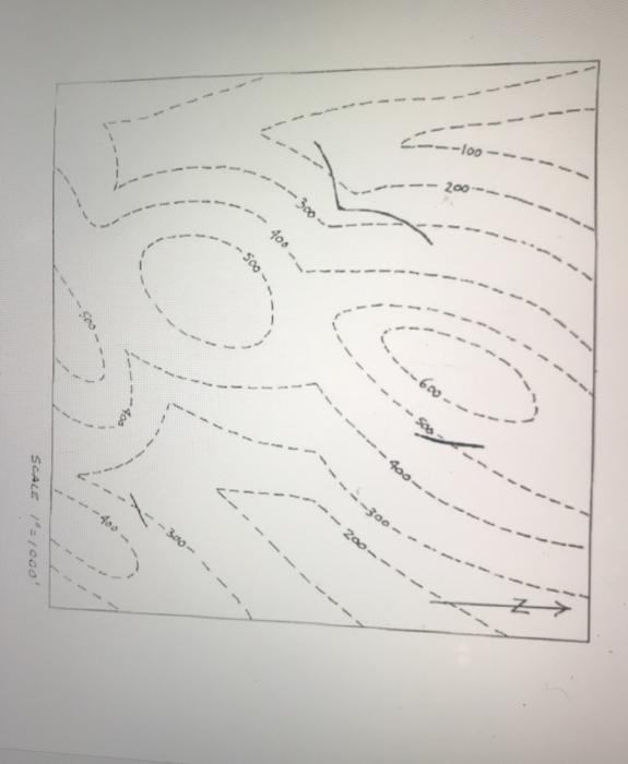Solved Structural Contours 4. The solid lines on the map in | Chegg.com