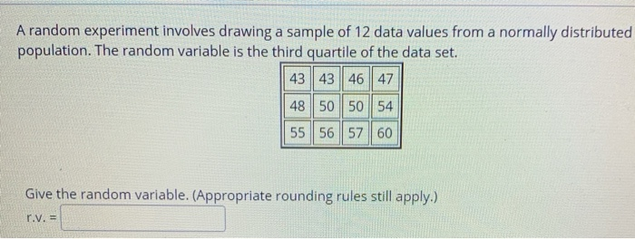 Solved A random experiment involves drawing a sample of 12 | Chegg.com