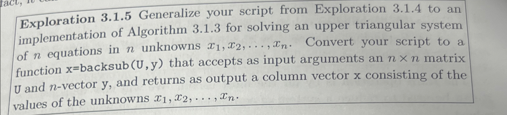 Solved Exploration 3.1.5 ﻿Generalize your script from | Chegg.com