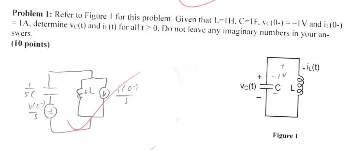 Solved Problem 1: Refer to Figure I for this problem. Given | Chegg.com