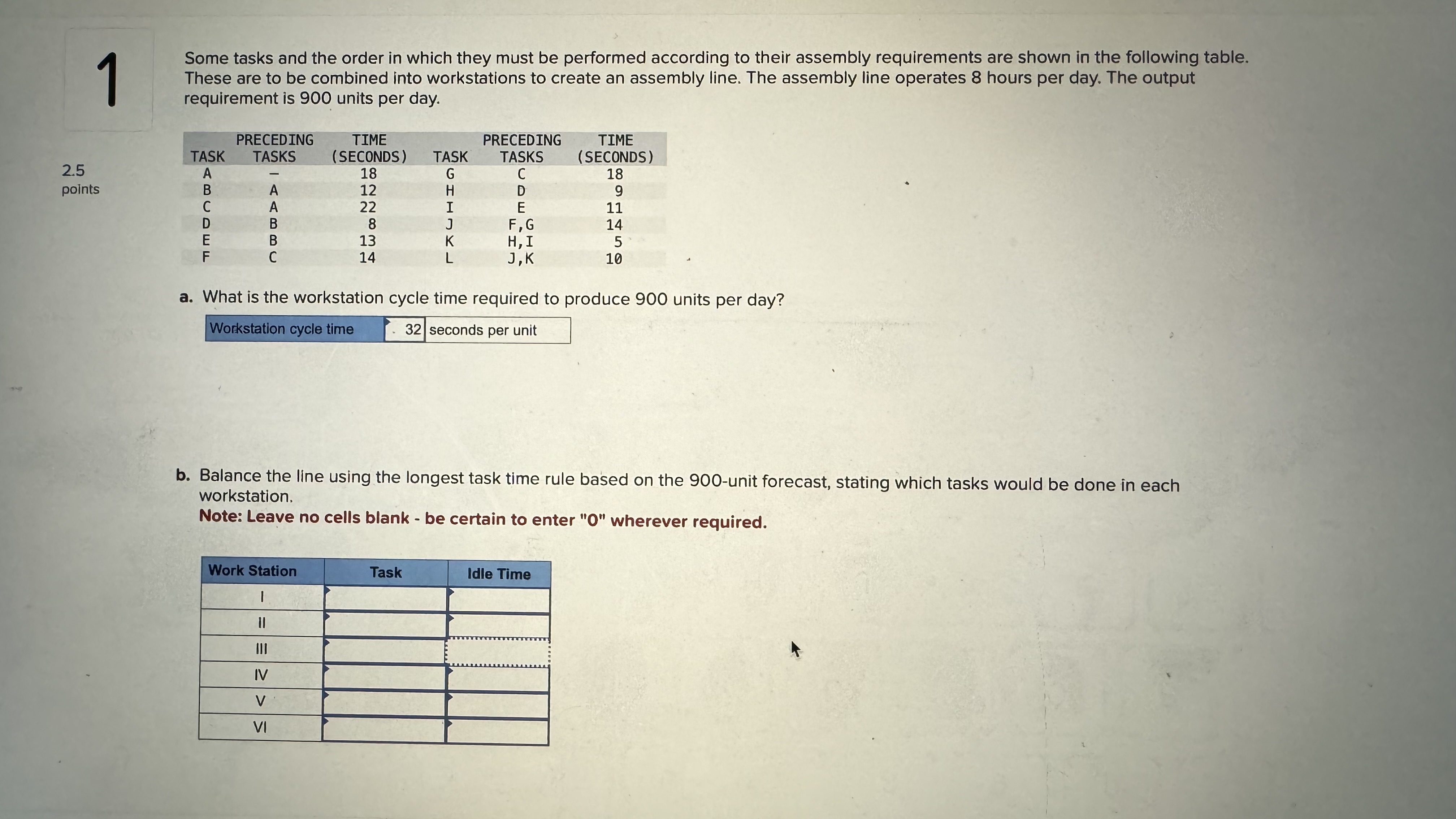 Solved Some tasks and the order in which they must be | Chegg.com
