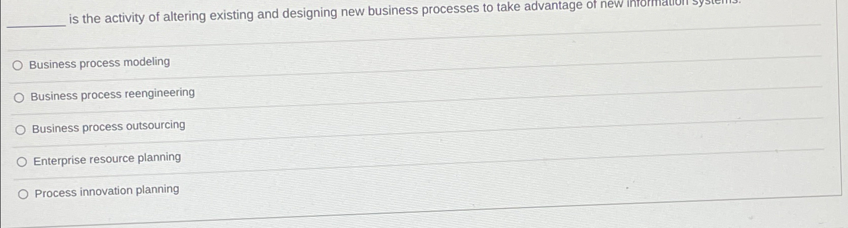 Solved is the activity of altering existing and designing | Chegg.com