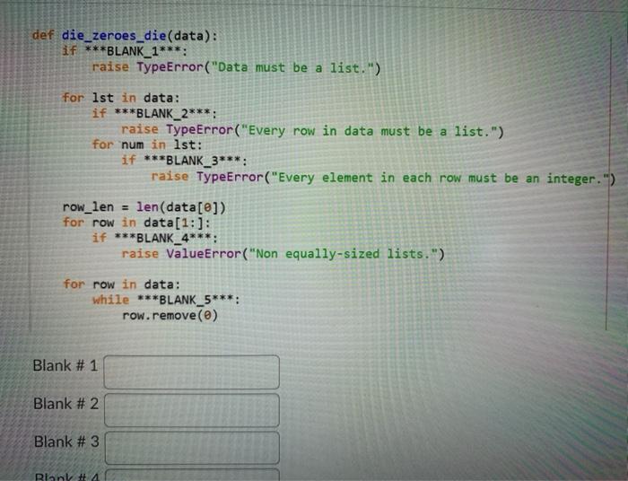 Solved The following function takes a square matrix (list of | Chegg.com