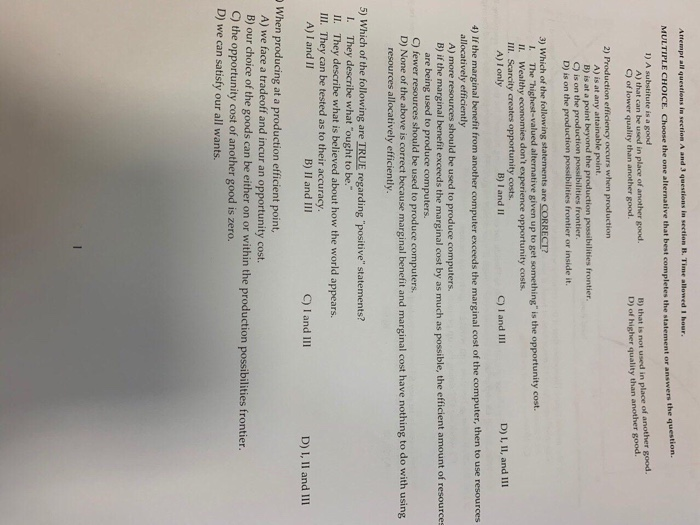 Solved Attempt all questions in section A and questions in | Chegg.com Solved Attempt all questions in section A and questions in | Chegg.com