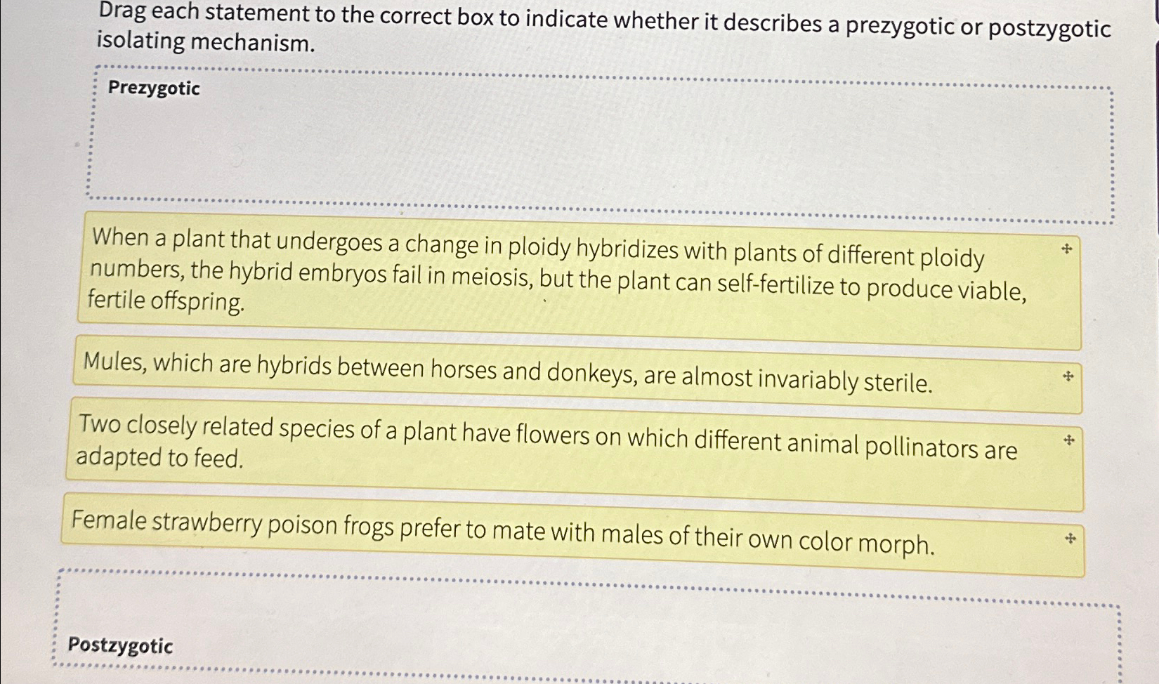 Solved Drag each statement to the correct box to indicate | Chegg.com Solved Drag each statement to the correct box to indicate | Chegg.com