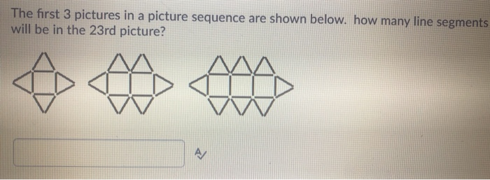 Solved The first 3 pictures in a picture sequence are shown | Chegg.com