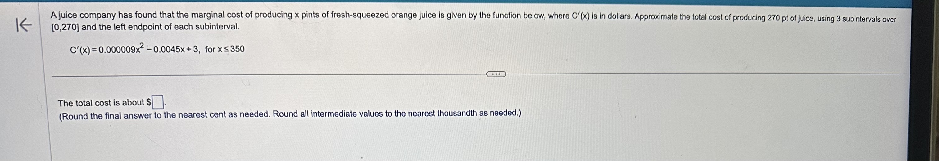Solved 0,270 ﻿and the left endpoint of each | Chegg.com