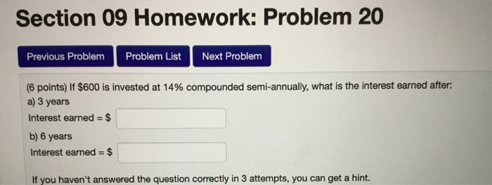 Solved Section 09 Homework: Problem 20 Previous Problem | Chegg.com