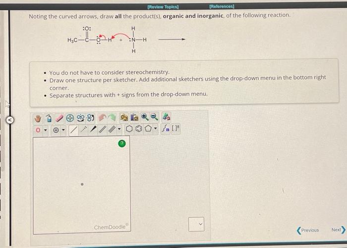 Solved Noting the curved arrows, draw all the product(s), | Chegg.com