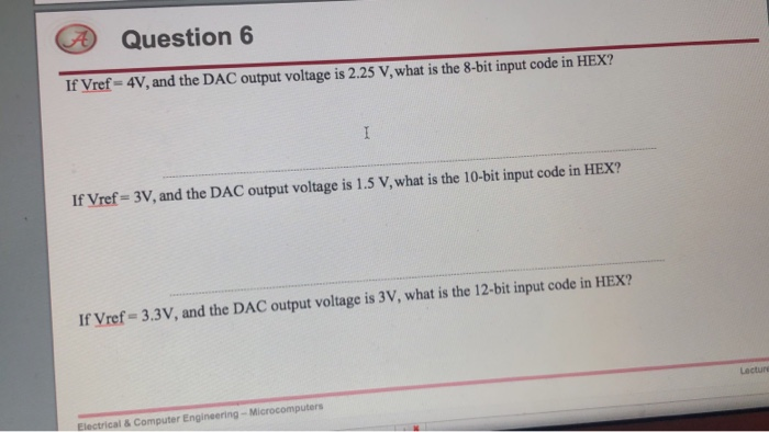 Solved Question 1 Given A 10 Bit Successive Approximation