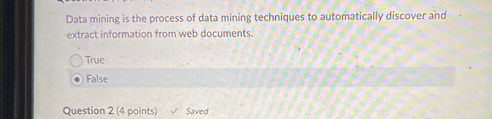 Solved Data mining is the process of data mining techniques | Chegg.com