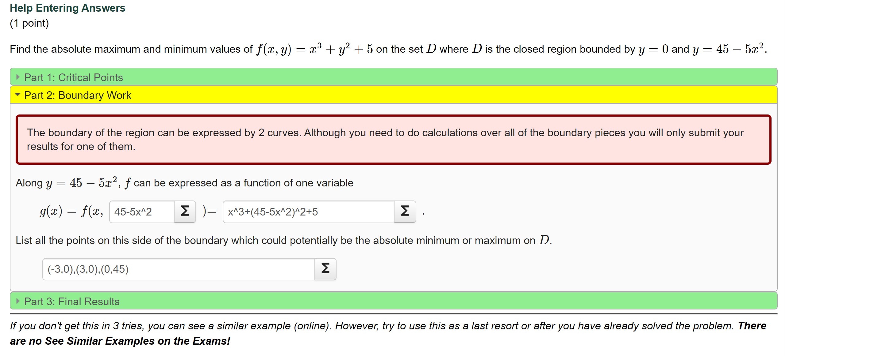 Solved Could someone help me out I am stuck on List all the | Chegg.com