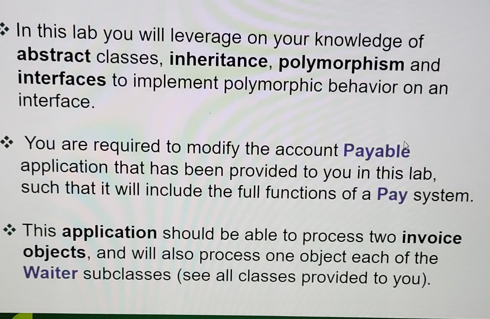 In this lab you will leverage on your knowledge of | Chegg.com
