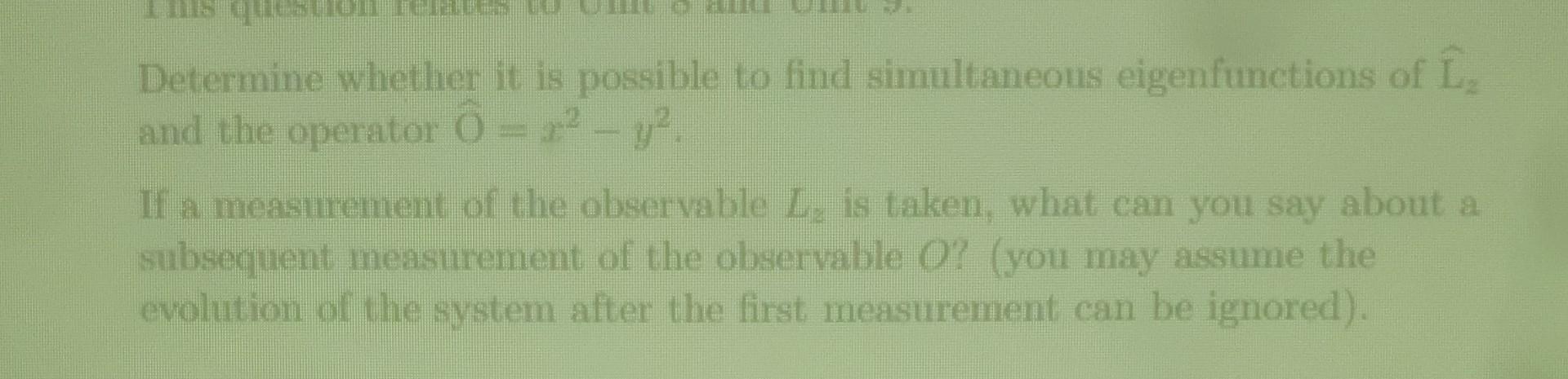 Solved Determine whether it is possible to find simultaneous | Chegg.com