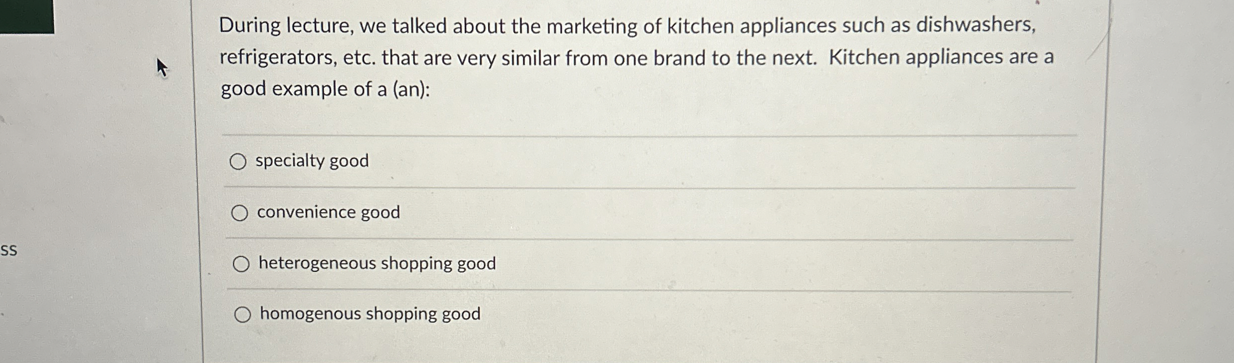 Solved During lecture, we talked about the marketing of | Chegg.com