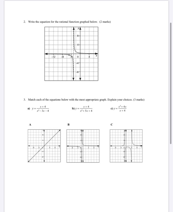 Solved Pre-Calculus 30 Chapter 9 Hand In Name: 1. For each | Chegg.com